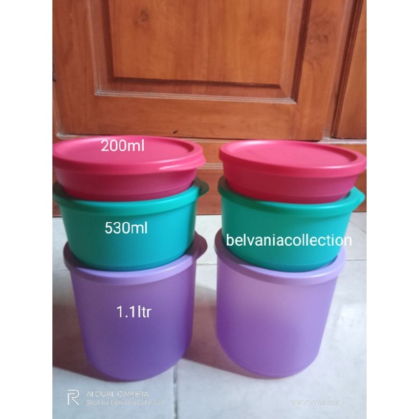 Jual Toples bulat tropical round set Tupperware ( 6pcs ) | Shopee Indonesia