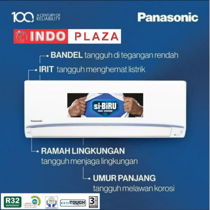 Jual AC PANASONIC SIBIRU / SI BIRU 1/2 PK LOW VOLTAGE LN05WKJ | Shopee ...