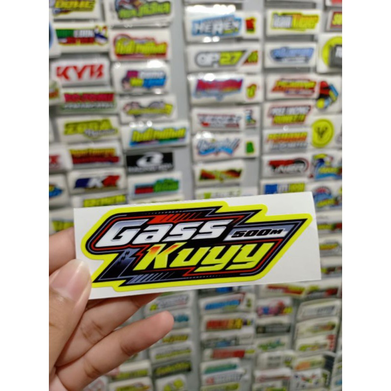 Jual sticker printing GASS KUYY | Shopee Indonesia