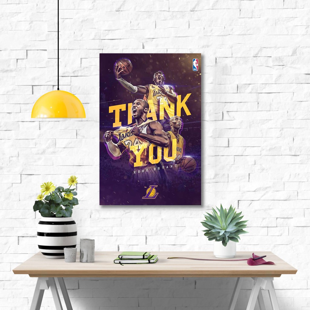 Jual Poster kayu hiasan dinding - Thank You Kobe | Shopee Indonesia