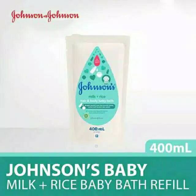 Jual Johnson's baby bath milk + rice 400 ml | Shopee Indonesia
