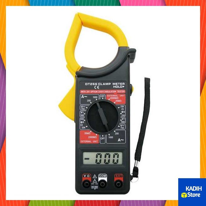Jual Digital Clamp Multimeter Tang Ampere Pengukur Arus Listrik ...