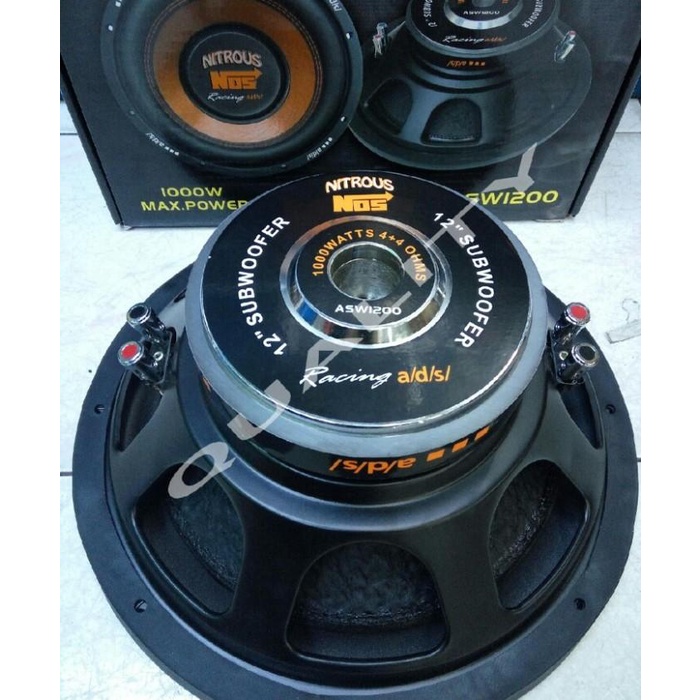 Jual subwoofer ads nitrous 12 inch baru 1000 watt doublecoil | Shopee ...
