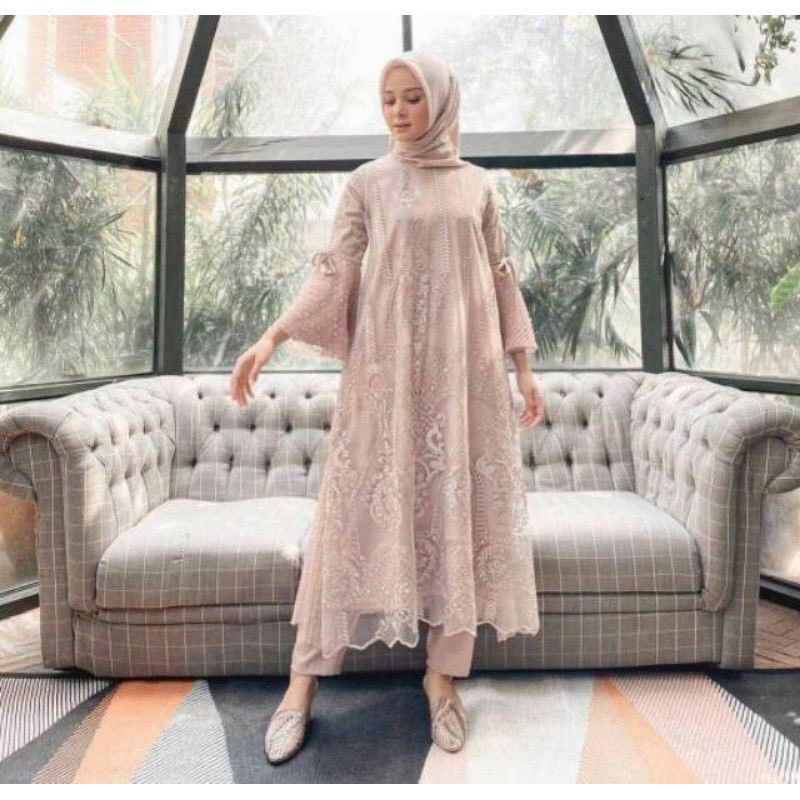 Jual EMELY SET Setelan Tunik dress Dress bridesmaid Dress kondangan ...