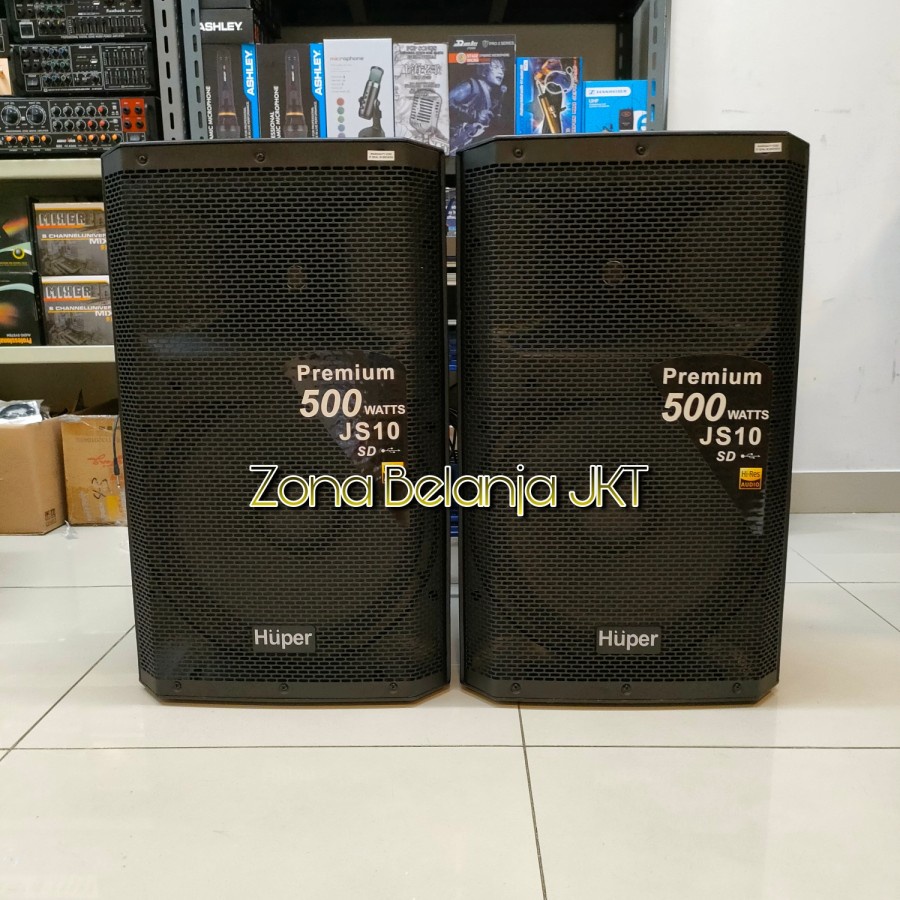 Jual Speaker Aktif HUPER JS 10 15 Inch 500 Watt USB Original | Shopee ...