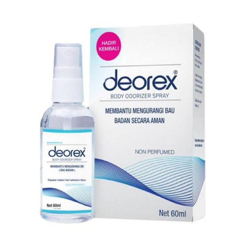 Jual Deorex body odorizer spray biru | Shopee Indonesia