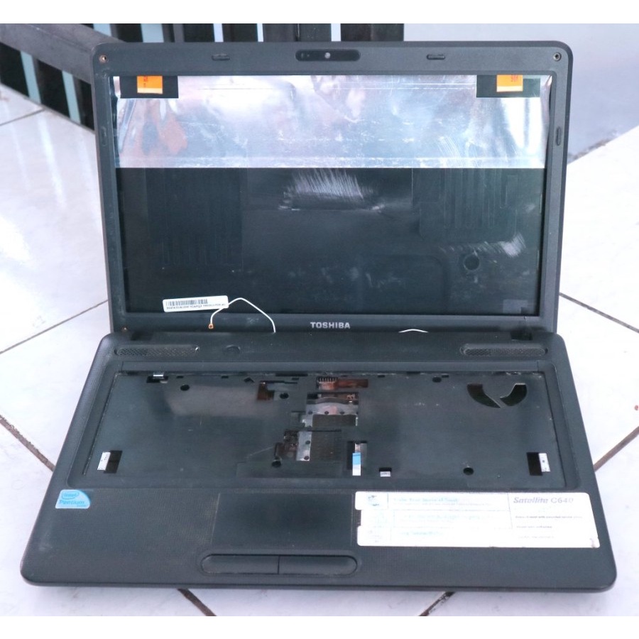 Jual Casing Laptop Toshiba C640D C640 Case Body Lengkap Engsel | Shopee Indonesia