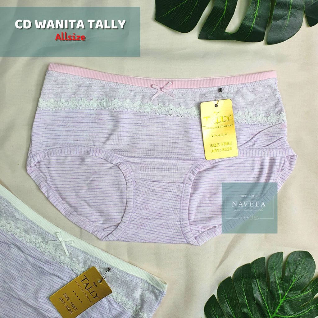 Jual Celana Dalam Wanita Allsize Cd Wanita Tally 6526 - NVA0406 | Shopee Indonesia