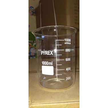 Jual Beaker Glass 1000ml Pyrex | Shopee Indonesia