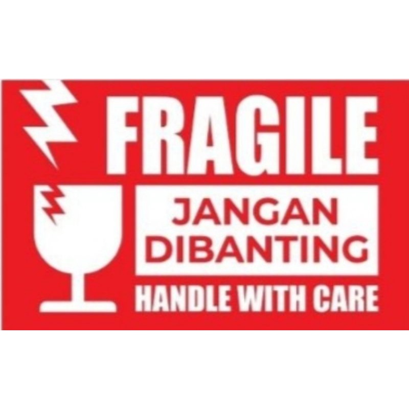 Jual STIKER FRAGILE 8x5 CM | Shopee Indonesia