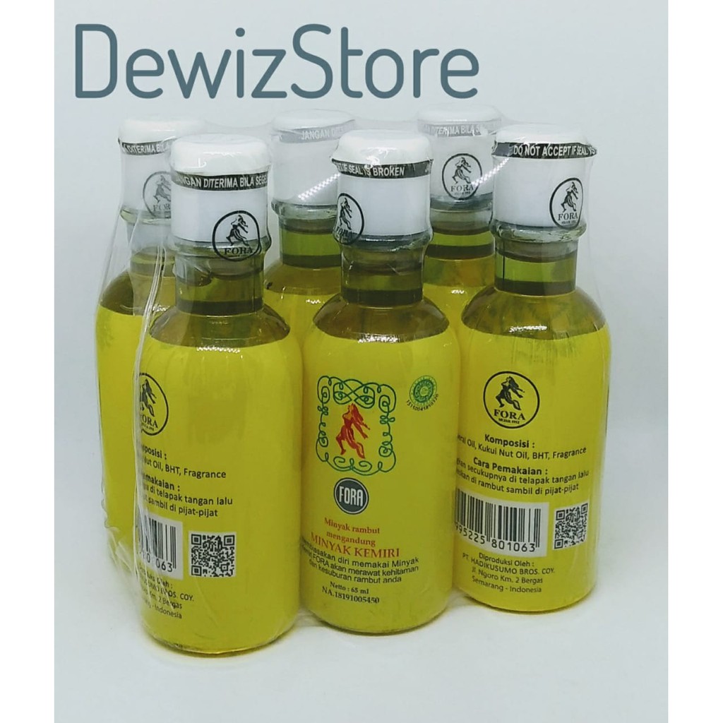Jual FORA MINYAK RAMBUT KEMIRI - 65ML | Shopee Indonesia