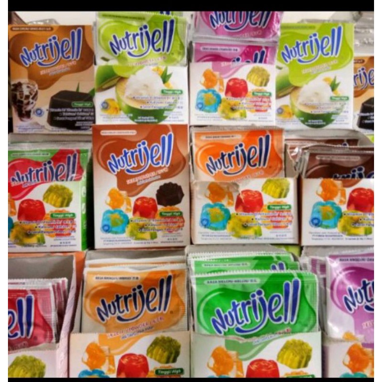 Jual Nutrijell All varian 1kotak /12pcs | Shopee Indonesia