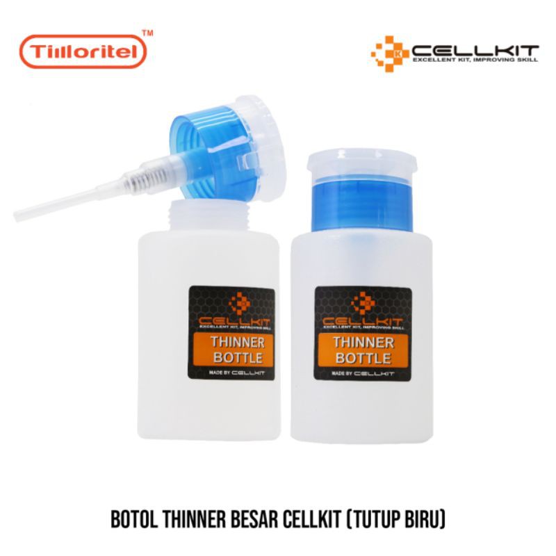 Jual BOTOL THINNER BESAR CELLKIT (TUTUP BIRU) | Shopee Indonesia
