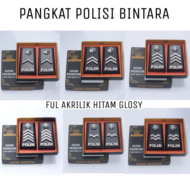 Jual TANDA PANGKAT PDH POLISI POLRI BINTARA [BRIPDA-BRIPTU-BRIGADIR ...