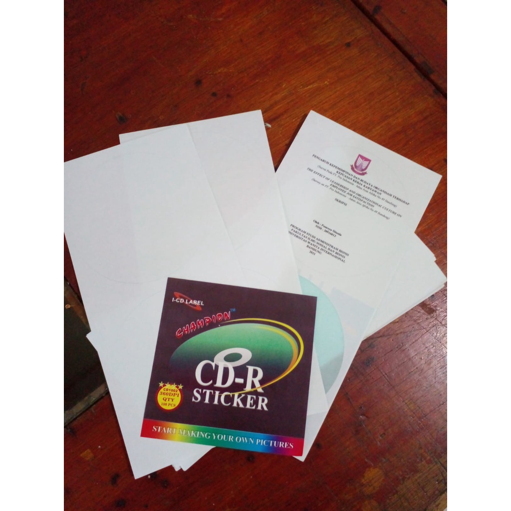 Jual LABEL CDR HVS CHAMPION | Shopee Indonesia