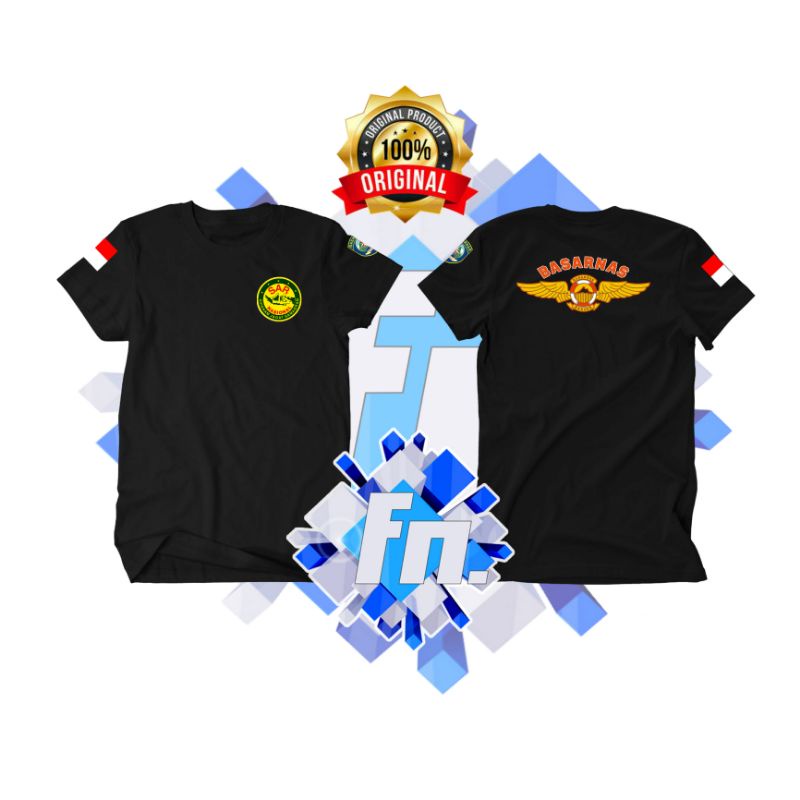Jual KAOS PENDEK BASARNAS (BADAN SEARCH AND RESCUE NASIONAL) | Shopee ...