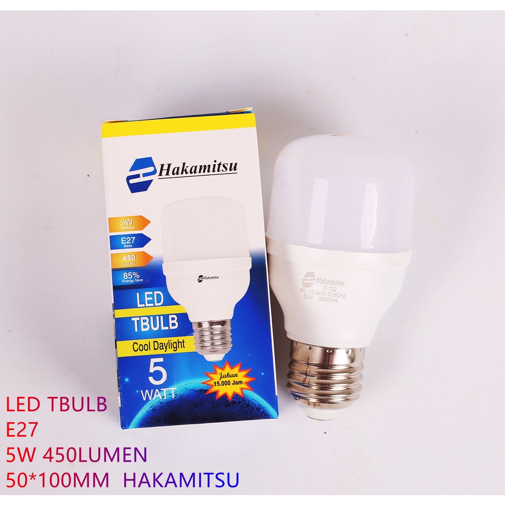 Jual Lampu LED 3W 5W 7W 9W 12W 15W 18W Hakamitsu /Bohlam Lampu terang | Shopee Indonesia