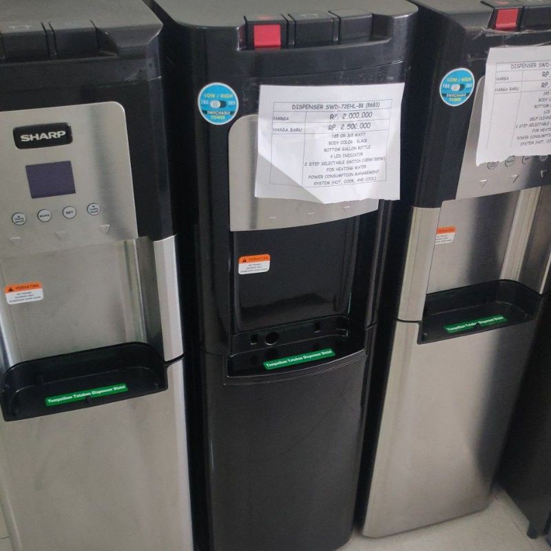 Jual DISPENSER SHARP SWD-72EHL-BK / GARANSI TOKO 6 BLN | Shopee Indonesia