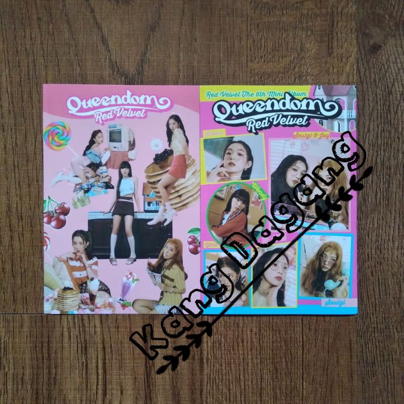 Jual STICKER SET // RED VELVET - QUEENDOM [Girls ver.] (6th Mini Album ...