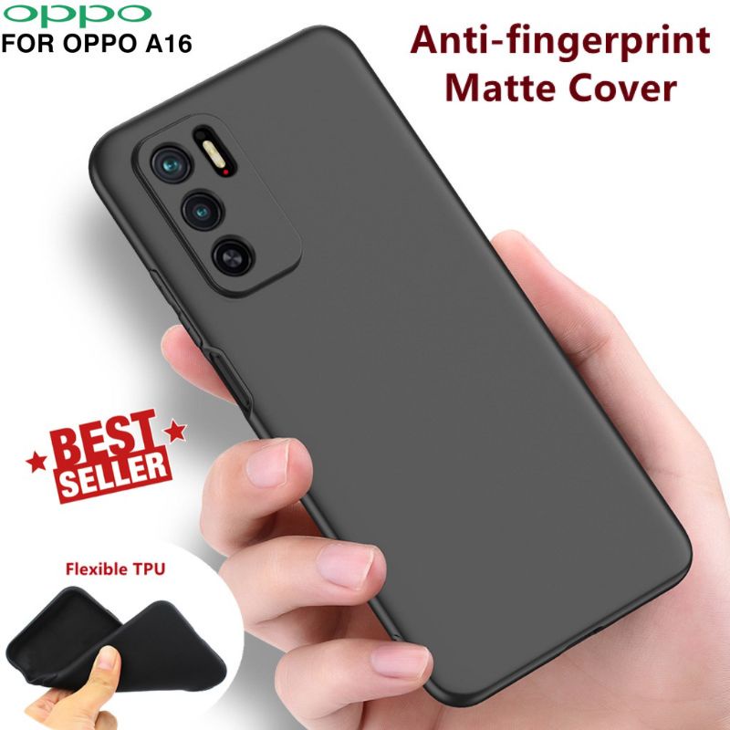 Jual OPPO A5s A7 A12 A11k F9 A3s A1k A54 4g A16 Casing Sofcase Black ...