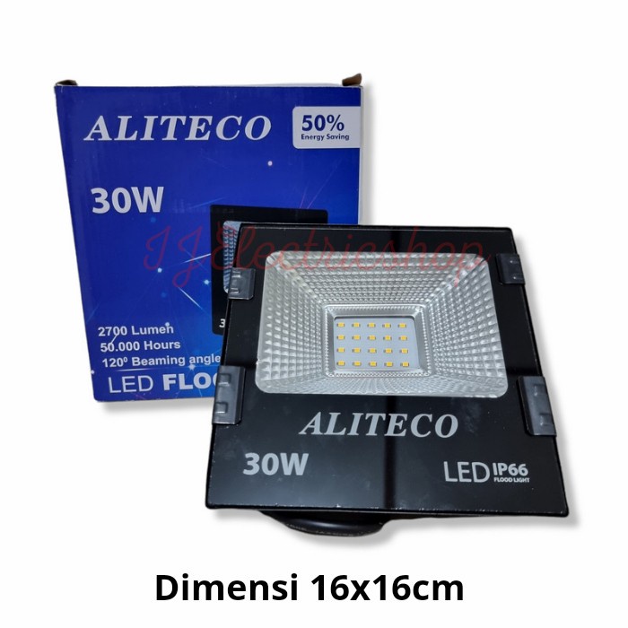 Jual KAP LED 30 WATT LED FLOOD LIGHT 30 WATT LAMPU SOROT 30 WATT 30W ...
