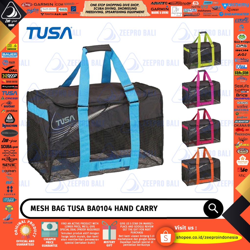 Jual BA0104 Mesh Bag Tusa Carry Handle Tas Alat Selam Scuba Diving ...