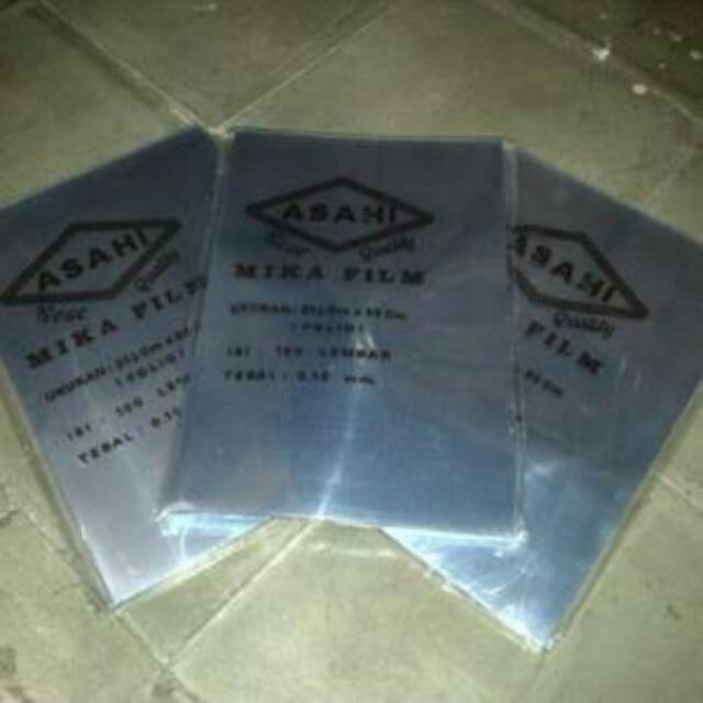 Jual Plastik Bening Mika Jilid Film Asahi Ukuran Folio | Shopee Indonesia