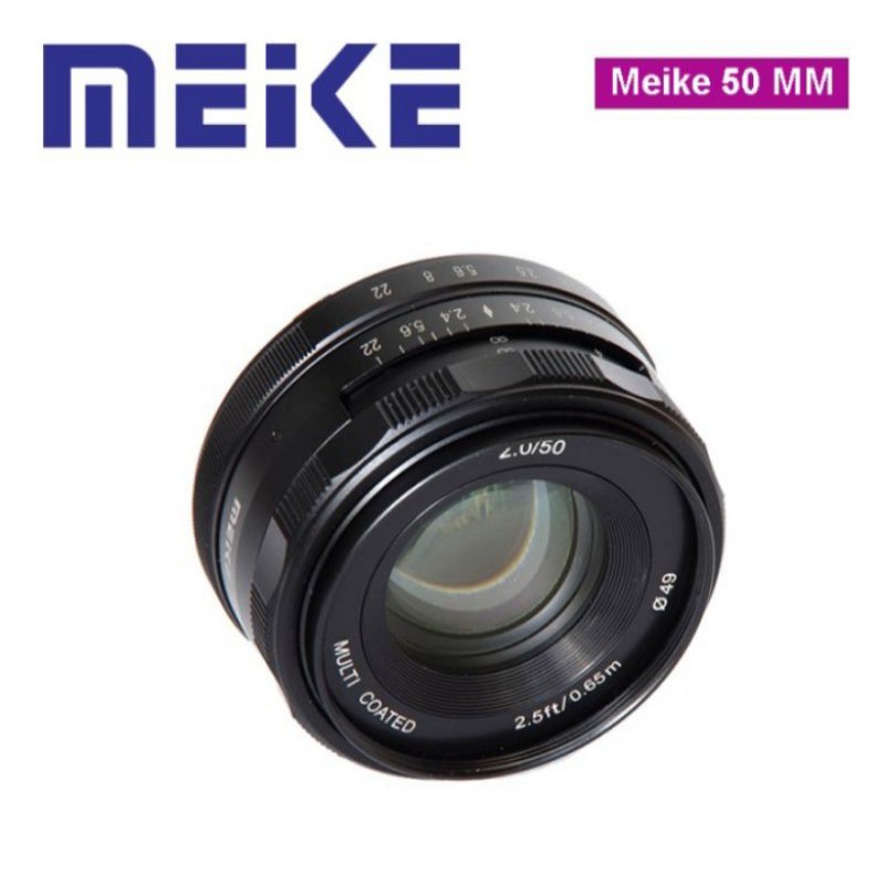 Jual Lensa Meike 50MM F 2.0 FOR SONY E-mount lensa mirrorlense fix ...