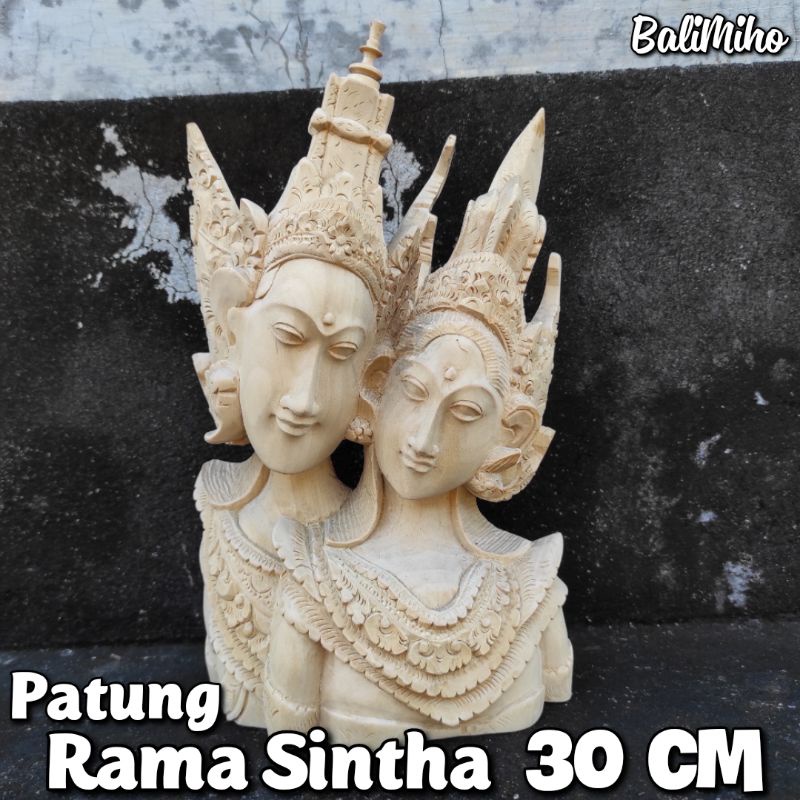 Jual Patung Rama Sintha Tinggi 30 cm/Parung Rama/Patung Dewi Sinta ...