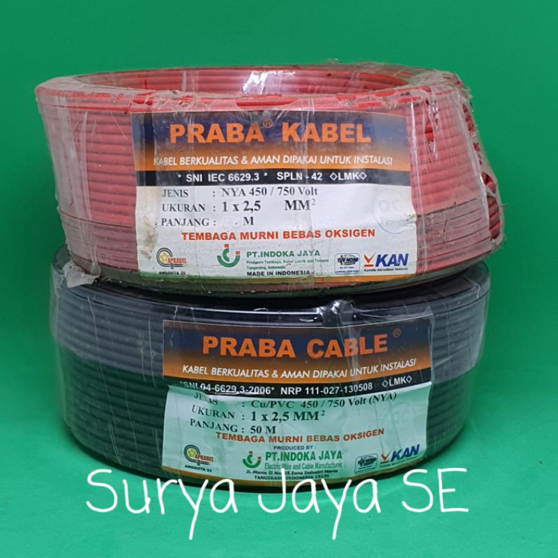 Jual Kabel Listrik NYA 1X2,5 Kabel Engkel NYA 1X2.5 NYA 2,5 Tembaga ...