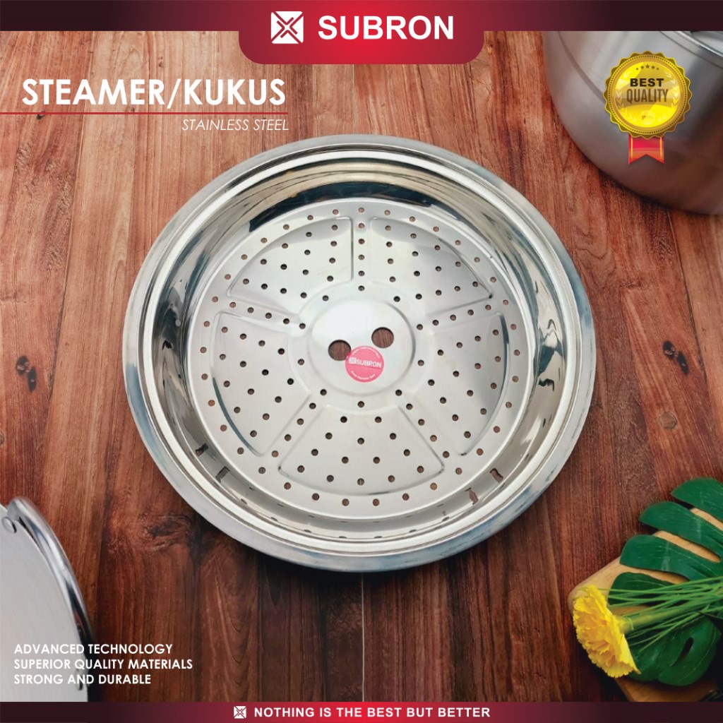 Jual SUBRON Steamer Alas Kukus Besar 34cm Tebal Tatakan Kukusan Wajan ...