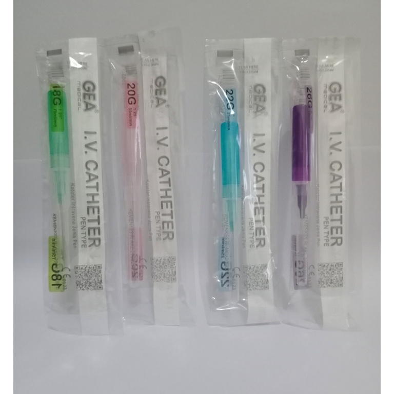 Jual IV Catheter Gea / Abochat / Chateter Gea 18G,20G,22G,24G,26G harga ... Jual IV Catheter Gea / Abochat / Chateter Gea 18G,20G,22G,24G,26G harga ...