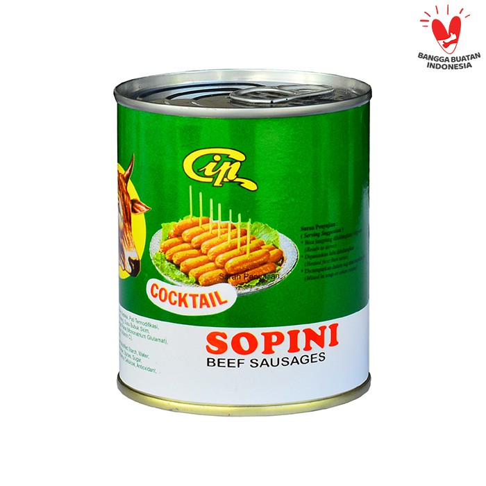 Jual CIP SOPINI Sosis Cocktail / Beef Sausages 325g | Shopee Indonesia