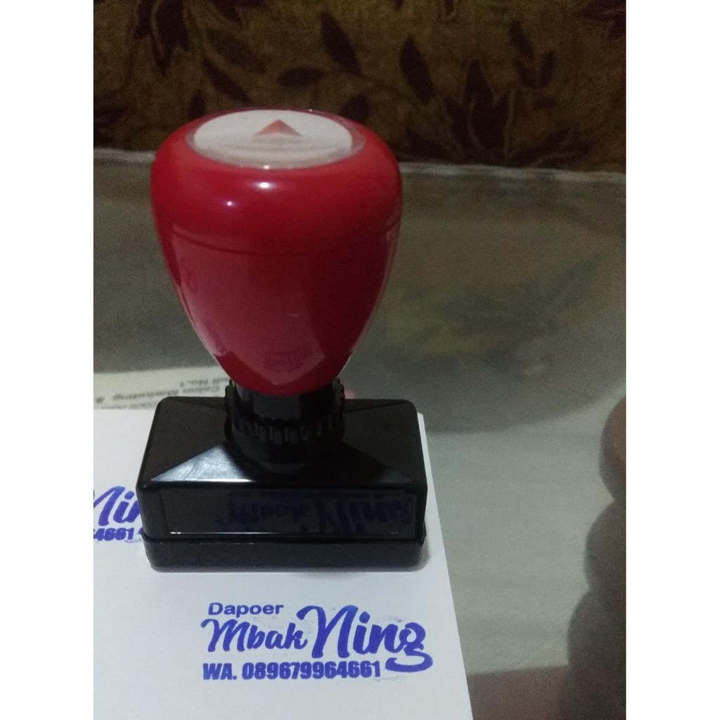 Jual Cetak Stempel PERSEGI, Perusahaan, logo, nama TTD, lunas stample ...