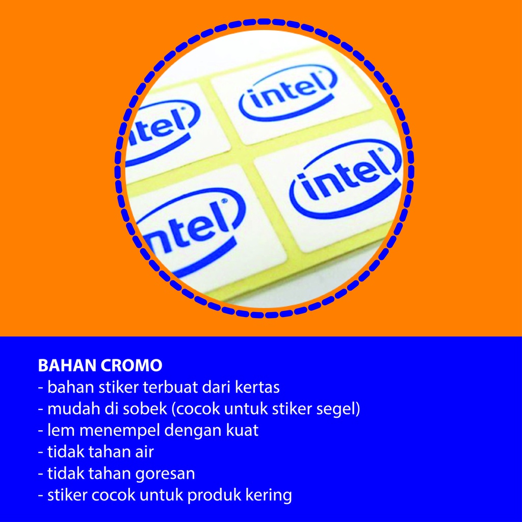 Jual Stiker bulat 5 x 5 cm/Cetak Stiker Makanan/Stiker Logo/Stiker ...