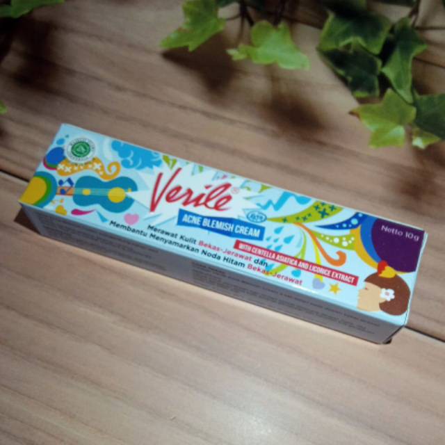 Jual Verile Acne Blemish Cream (BIRU) | Shopee Indonesia