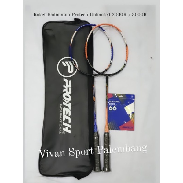 Jual Raket Badminton Protech Unlimited 2000K / Unlimited 3000K | Shopee ...