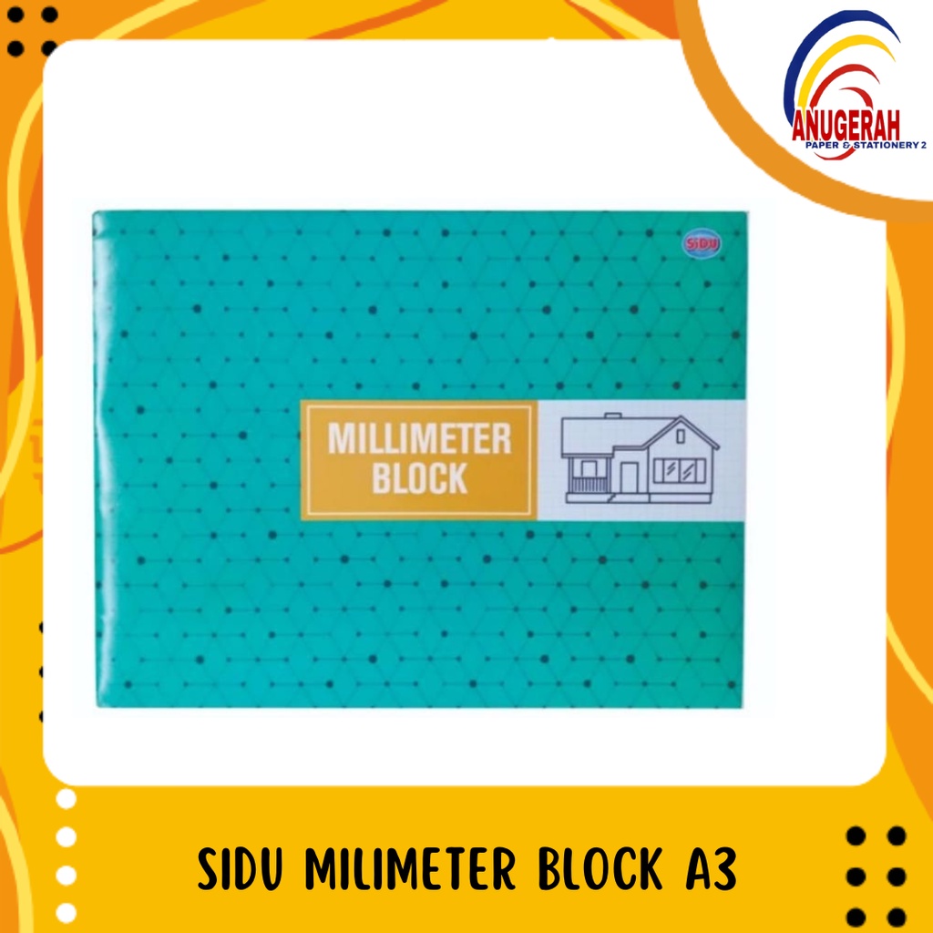 Jual SIDU MILIMETER BLOCK A3 (PCS) | Shopee Indonesia