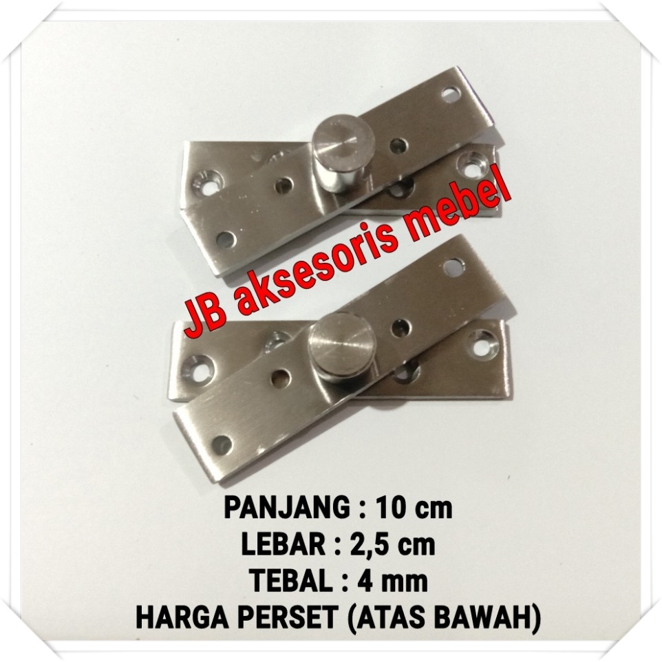 Jual ENGSEL PIVOT PUTAR JENDELA 10 cm (100 mm) STAINLESS STEEL (PEN ...