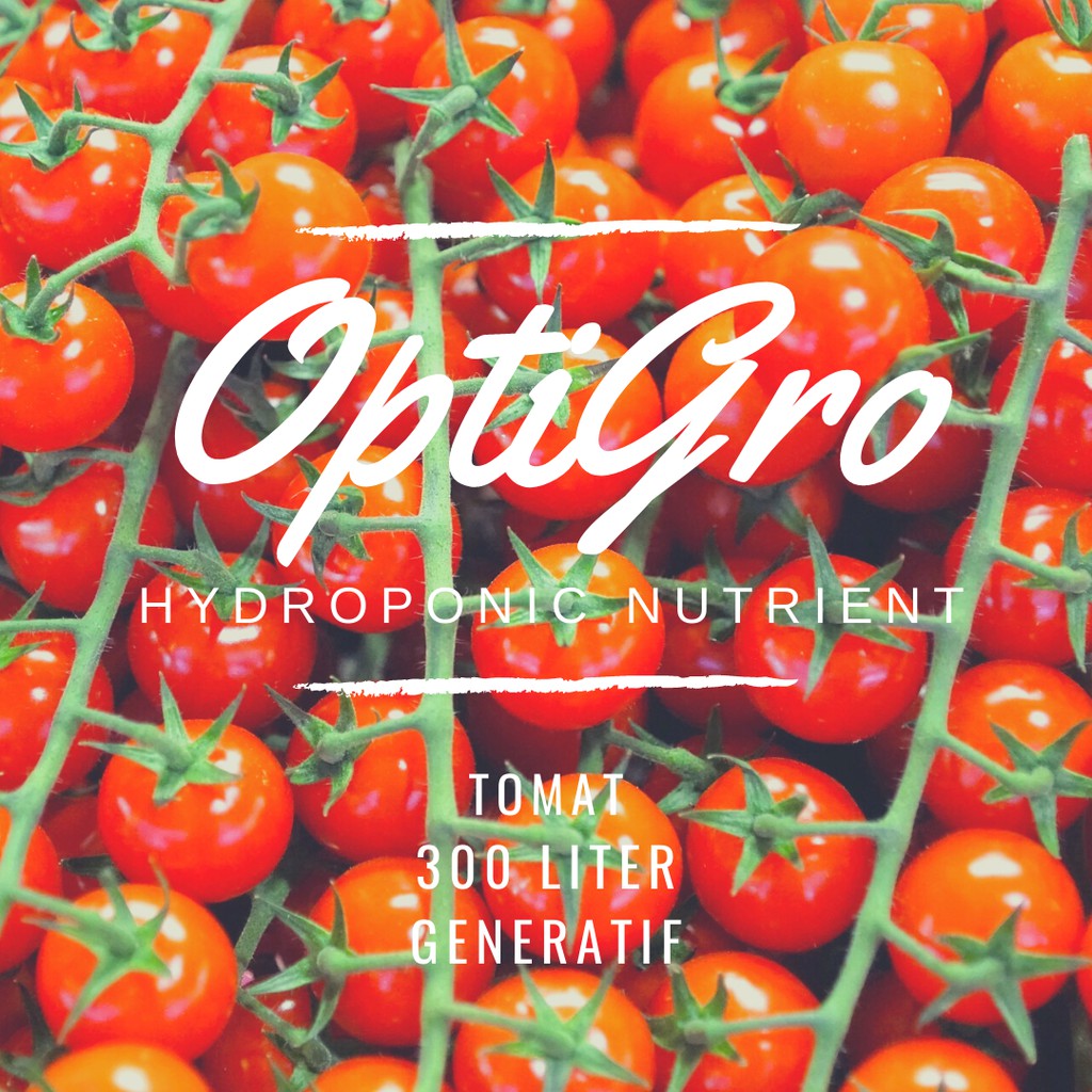 Jual OptiGro Nutrisi Hidroponik AB Mix Tomat Generatif 300 Liter ...