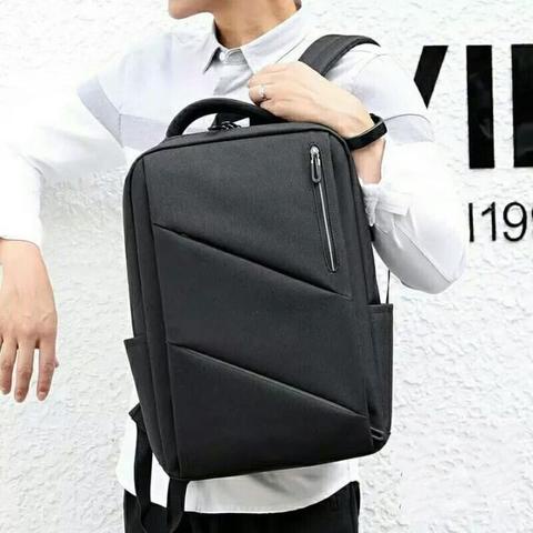 Jual Tas Kerja Milenial Ransel Sandang Polos Elegant Profesional Pria ...