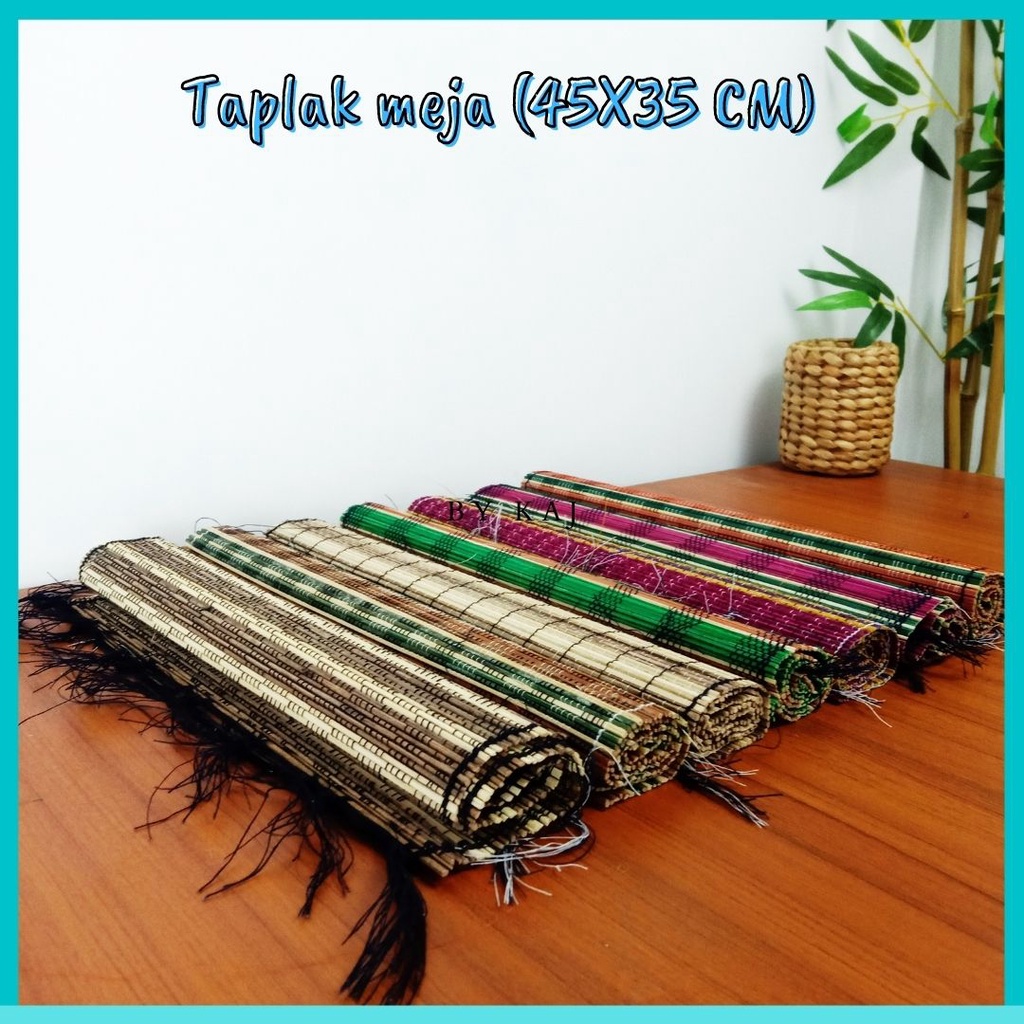 Jual TABLE RUNNER / TAPLAK MEJA TENUN / TAPLAK MEJA TENUN LIDI SIZE 35 ...
