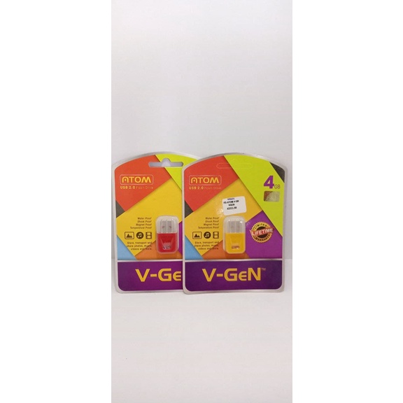 Jual FD ATOM 4 GB VGEN FLASHDISK USB 2.0 VGEN | Shopee Indonesia