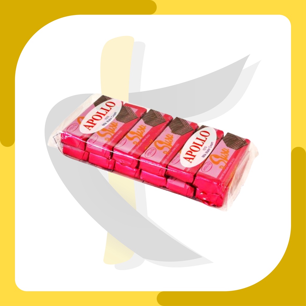 Jual Import Malaysia | APOLLO Milk Chocolate Wafer 144gr | Shopee Indonesia