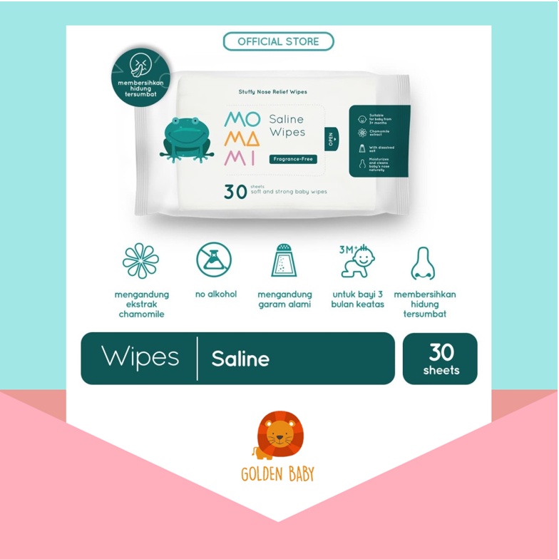 Jual MoMaMi Saline Wipes 30 | Tissue Tisu Basah | Shopee Indonesia