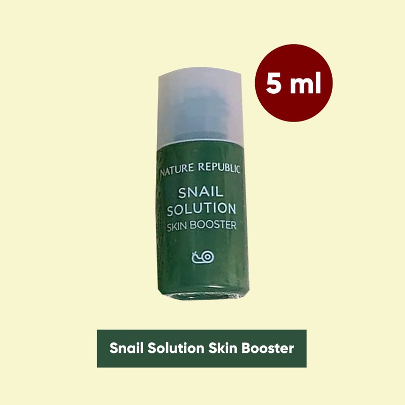 Jual NATURE REPUBLIC Snail Solution Skin Booster (SAMPLE) | Shopee ...