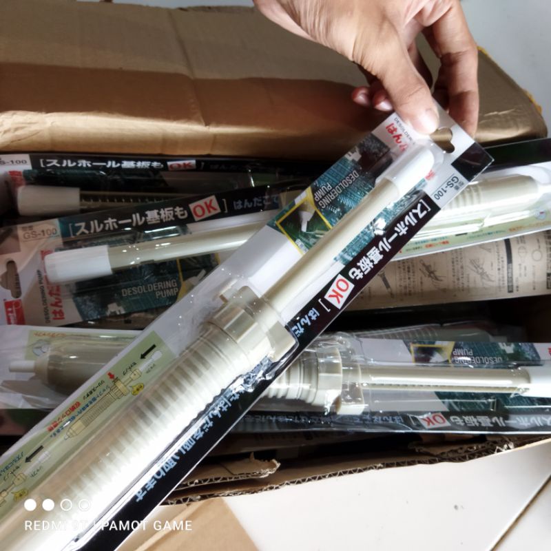 Jual sedotan timah goot gs-100 original Japan besar libas tenoll lead ...