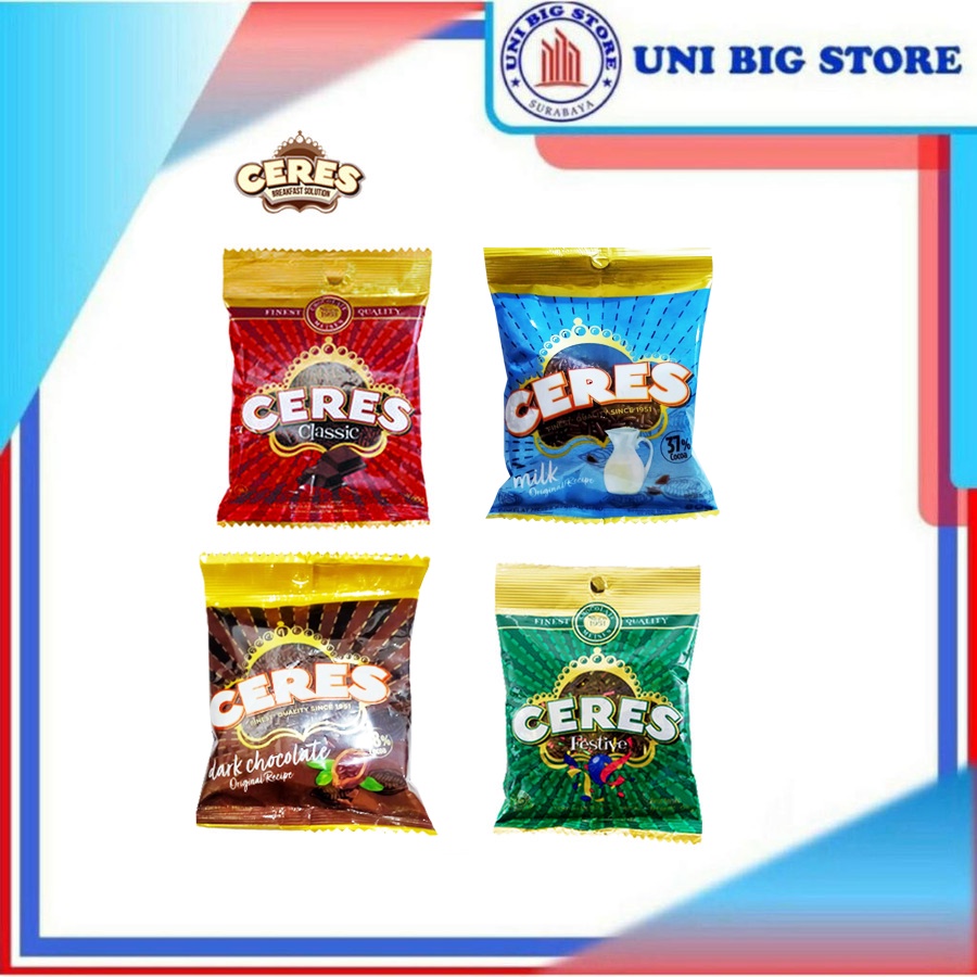 Jual Ceres Hagelslag Meses Classic Milk Festive Dark Chocolate 75 gr ...