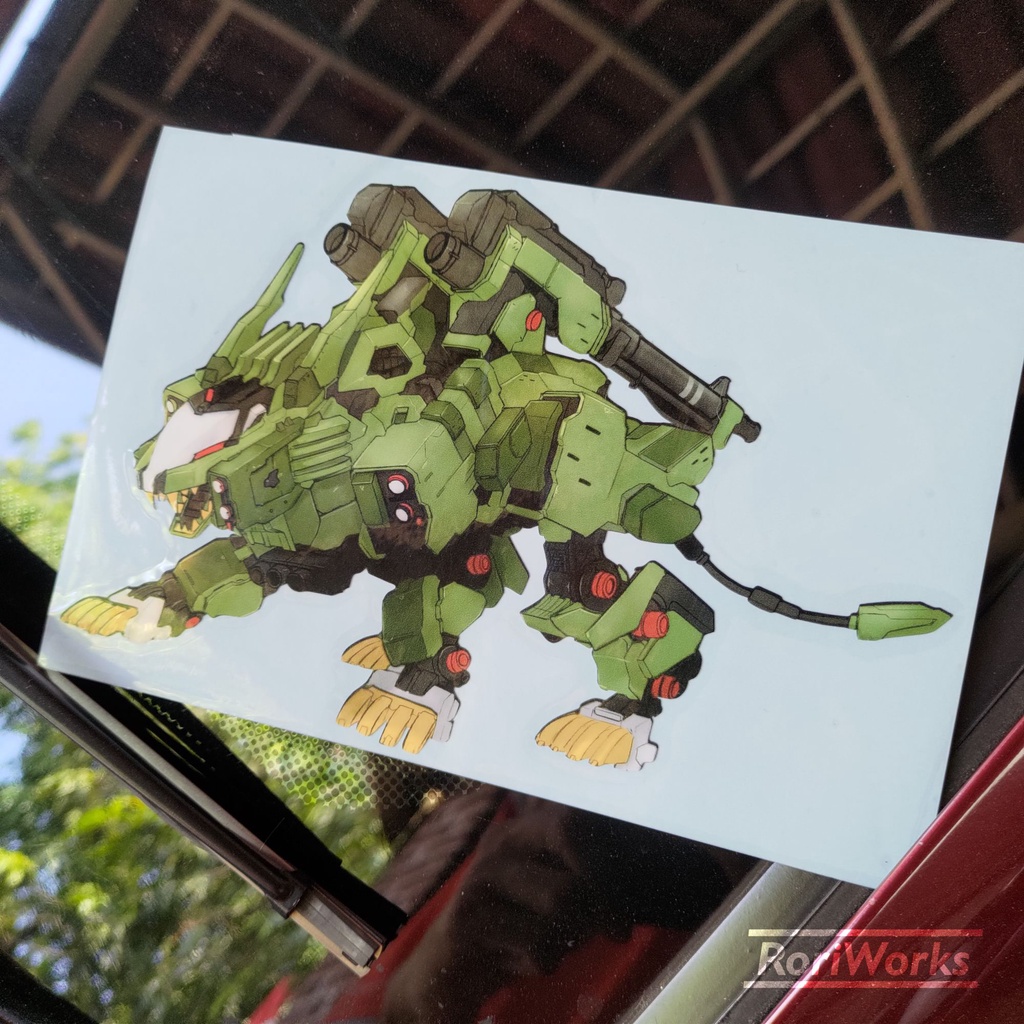 Jual Stiker Kiss cut - Liger Zero Panzer | ZOIDS | Shopee Indonesia