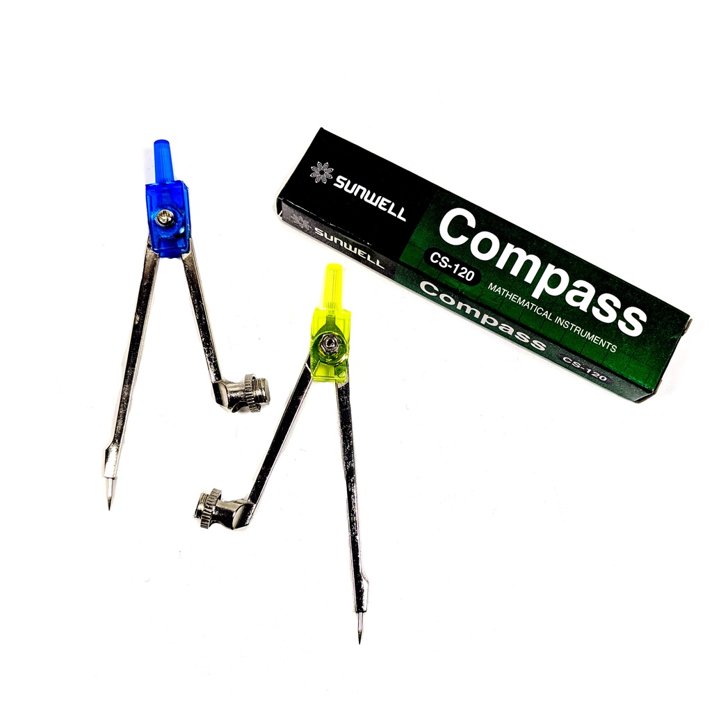 Jual Sunwell Jangka Compass CS-120 / Alat Sekolah / Jangka Sunwell | Shopee Indonesia